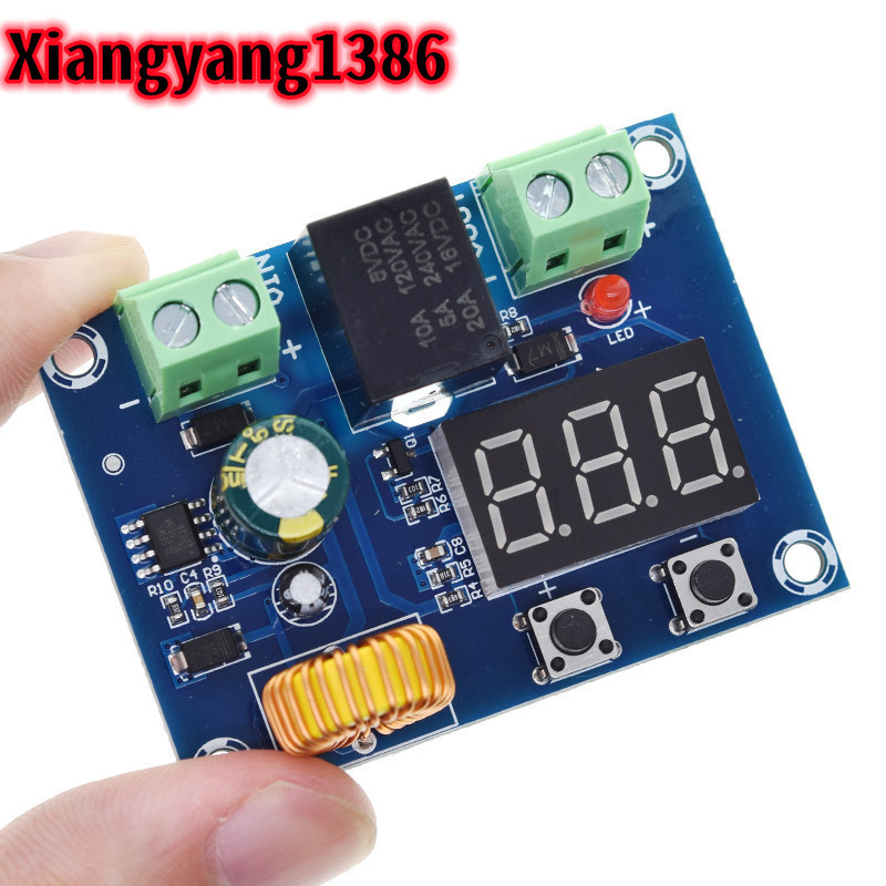 XH-M609 Low Voltage Disconnect Switch Cut Off 12V 24V 36V Digital LED Display Over-Discharge ...