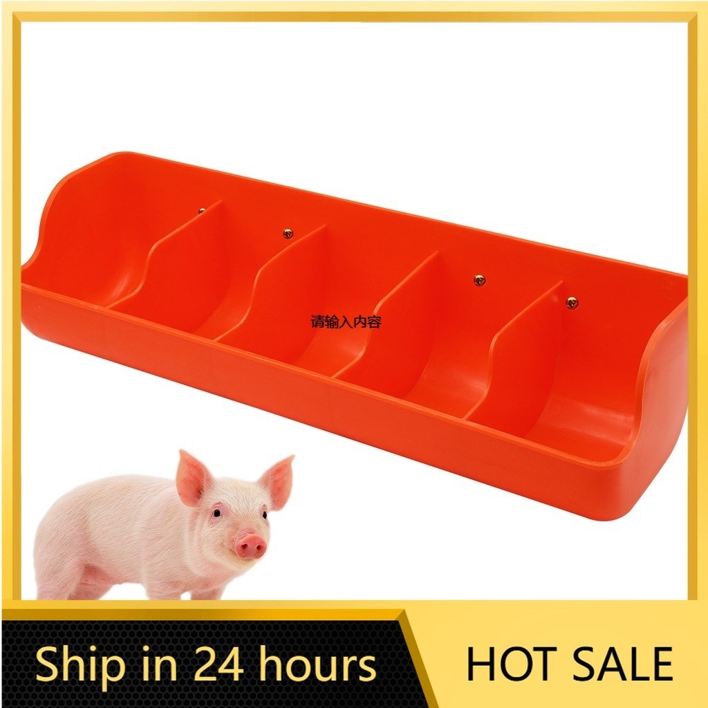 COD Plastic Piglet Trough Automatic Feeding Five Grids Pig Sow Feeder ...
