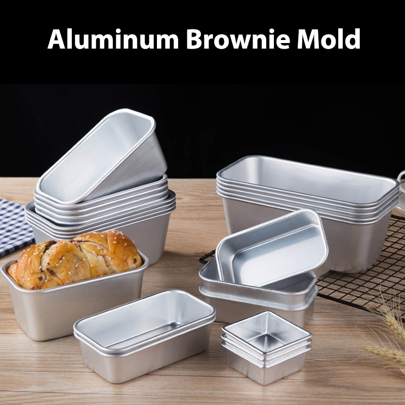 JOPH Baking Mold Rectangular Toast Mold Cake Bread Pan Tray Deep Baking ...