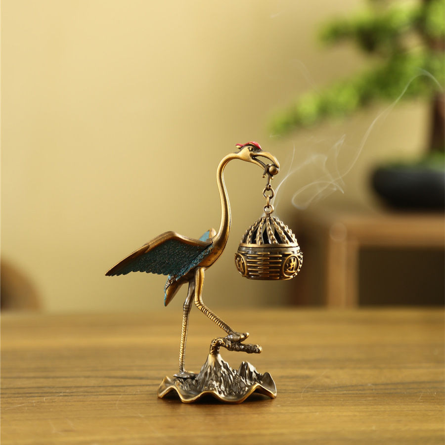 Crane Famous Crane Incense Burner Hanging Burner Xiaoxiangyun Non-Stick ... Crane Famous Crane Incense Burner Hanging Burner Xiaoxiangyun Non-Stick ...