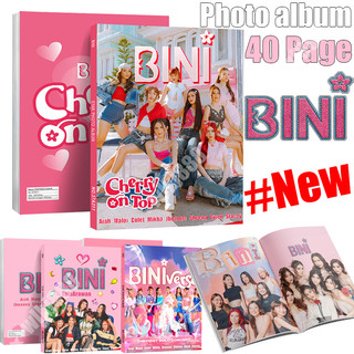 New Album BINI Poster 40 Page Double-sided Cherry on Top Photocard BINI ...
