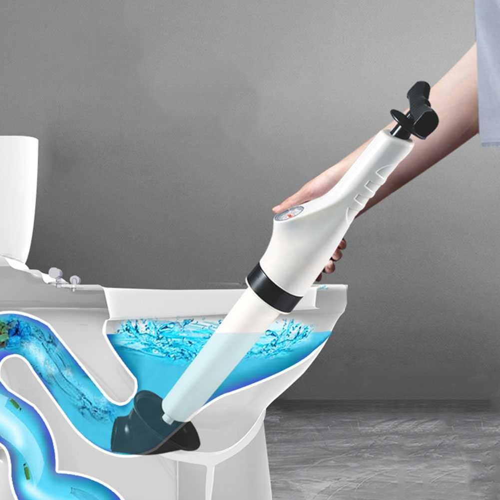 Plunger Pump WC Suction Clogged Toilet Pump Drain Buster Quick Solution ...