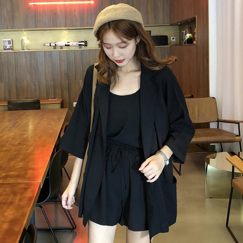Three-Piece Women's Korean-Style Loose2024New Spring and Summer ...