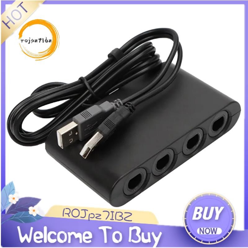 4 Ports Game Converter for GameCube GC Controller USB Adapter for ...