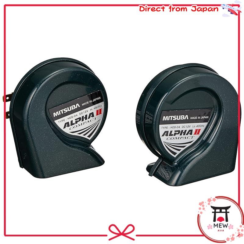 MITSUBA (Mitsuba Sankowa) Alpha II compact [Claxon] horn HOS-04G MITSUBA (Mitsuba Sankowa) horn ...