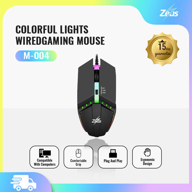 Zeus Venom M-004 Led Lightning Gaming Mouse - Online Exclusive Version | Shopee Philippines