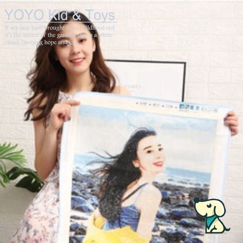 ZET Art custom picture Diamond painting custom Photo Drawing 5d Cross ...