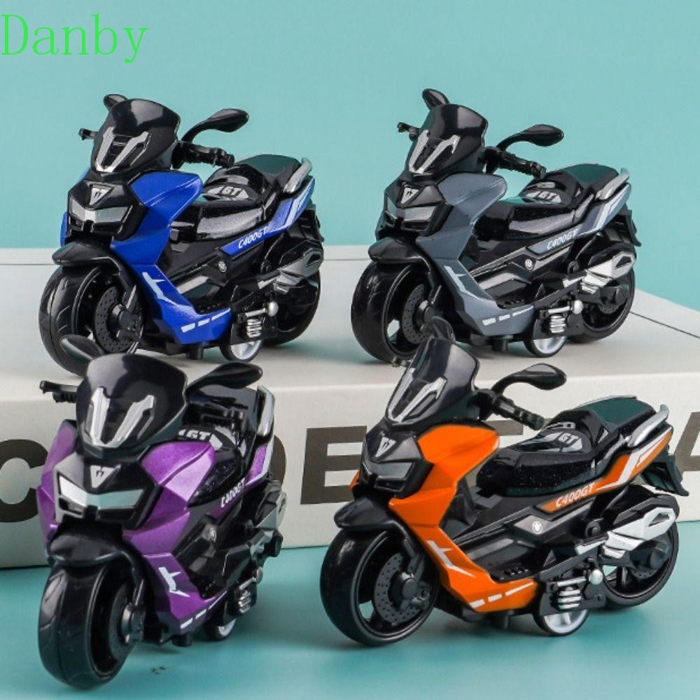 DANBY Motorcycle Model, Pull-back Miniature Mini Motorcycle, Portable ...