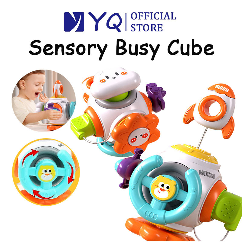 YQ Busy Cube Ball for Kids Sensory Busy Board for Babies Montessori ...