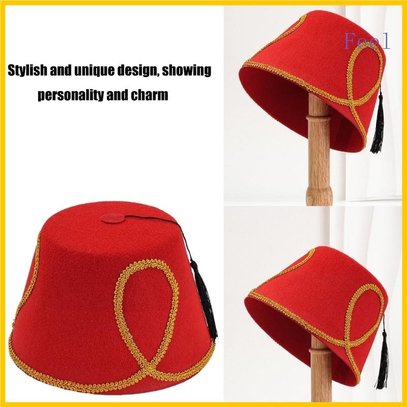 Best Fancy Turkish Hat Turkish Hat Eye-catching Moroccan Themed Costume ...