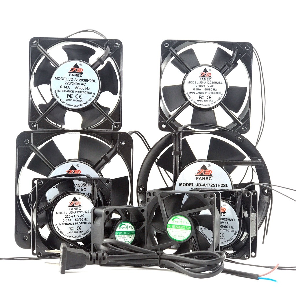 Small axial fan 110V/220V/380V AC AC DC 24V industrial welding cabinet ...