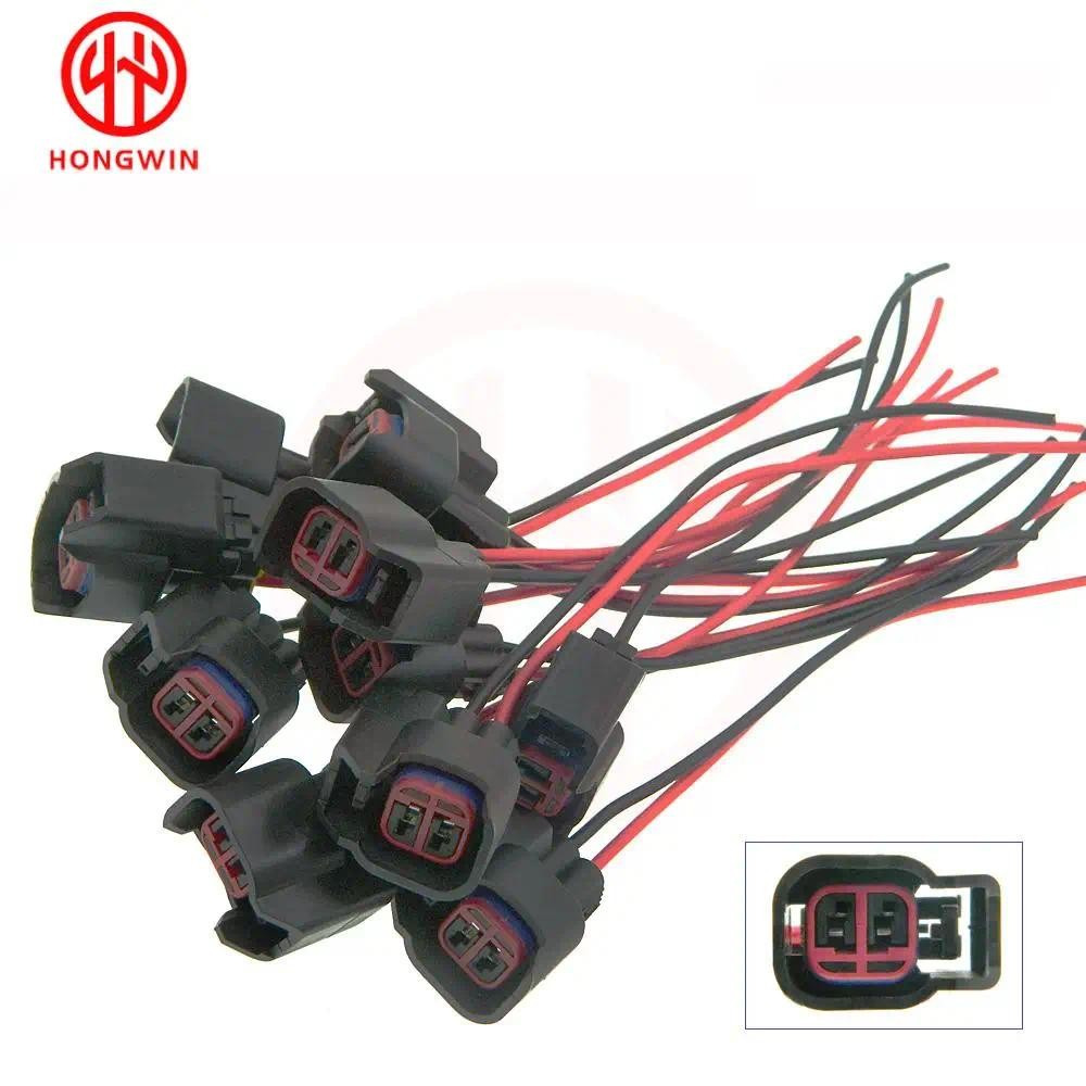 Waterproof EV6 EV14 Fuel Injector Plugs Connector For Ford Chevy Dodge ...