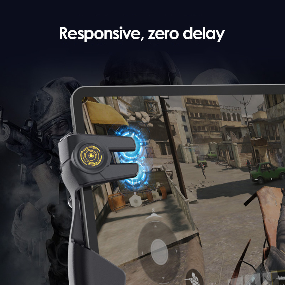 Mobile PUBG Game Controller Six Finger Gamepad Trigger for Tablet Phone ...