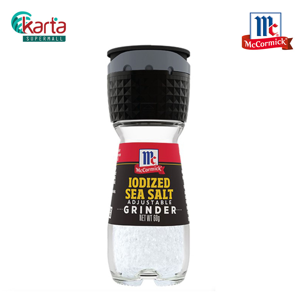 McCormick Iodized Sea Salt Adjustable Grinder (60g) | Shopee Philippines