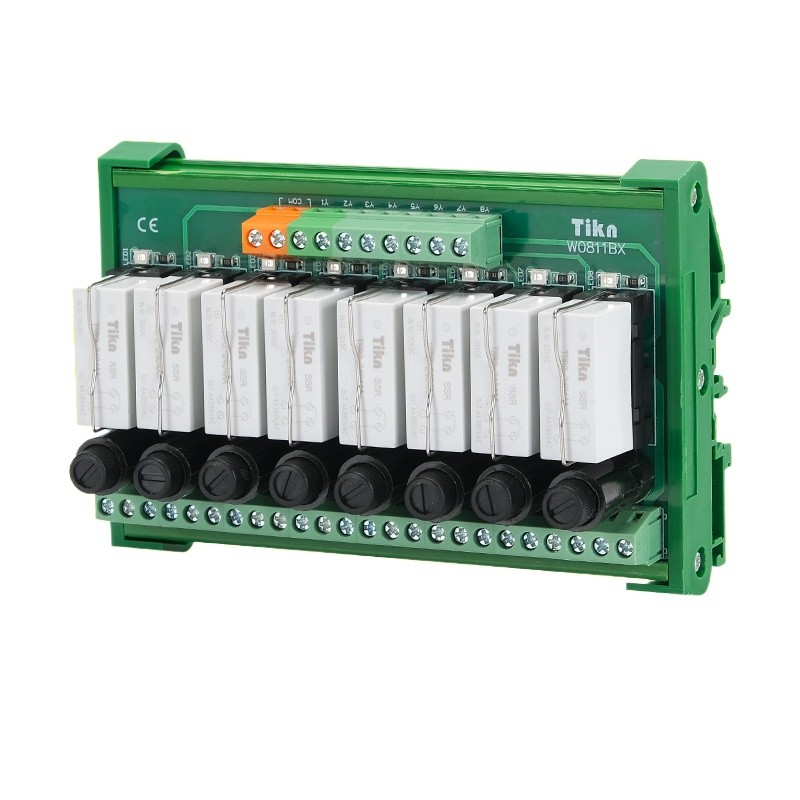 8-way optocoupler isolation solid state relay module Omron relay module ...