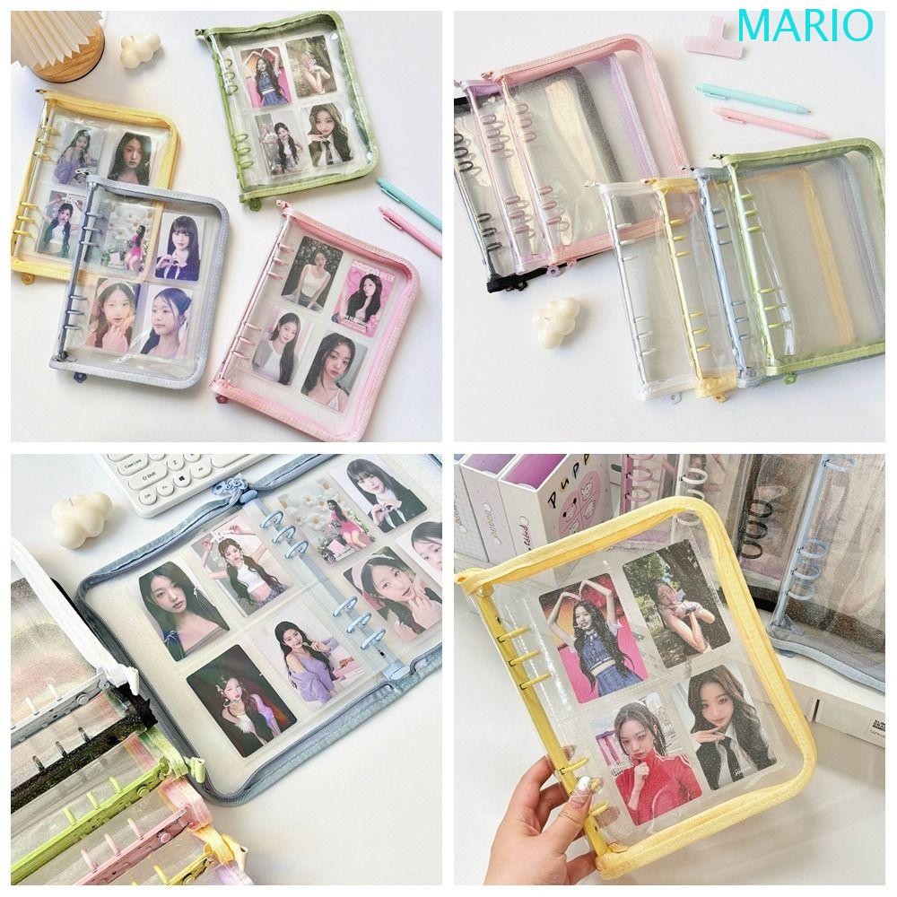 MARIO A5 Binder Photocard Holder, Inner Page PVC Photo Album Binder ...