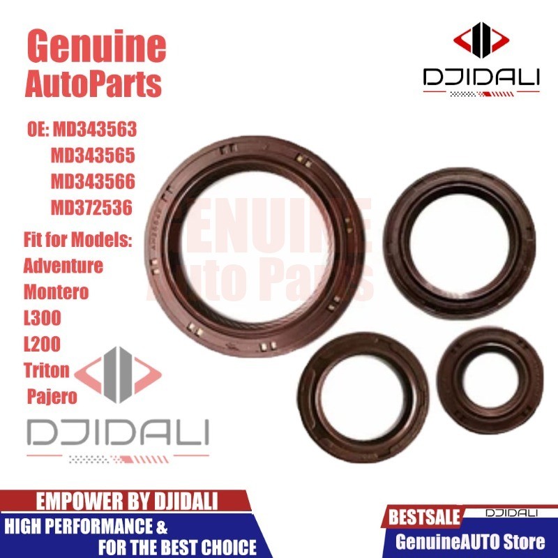 oil seal set for adventure / l300 / montero / l200 triton | Shopee ...