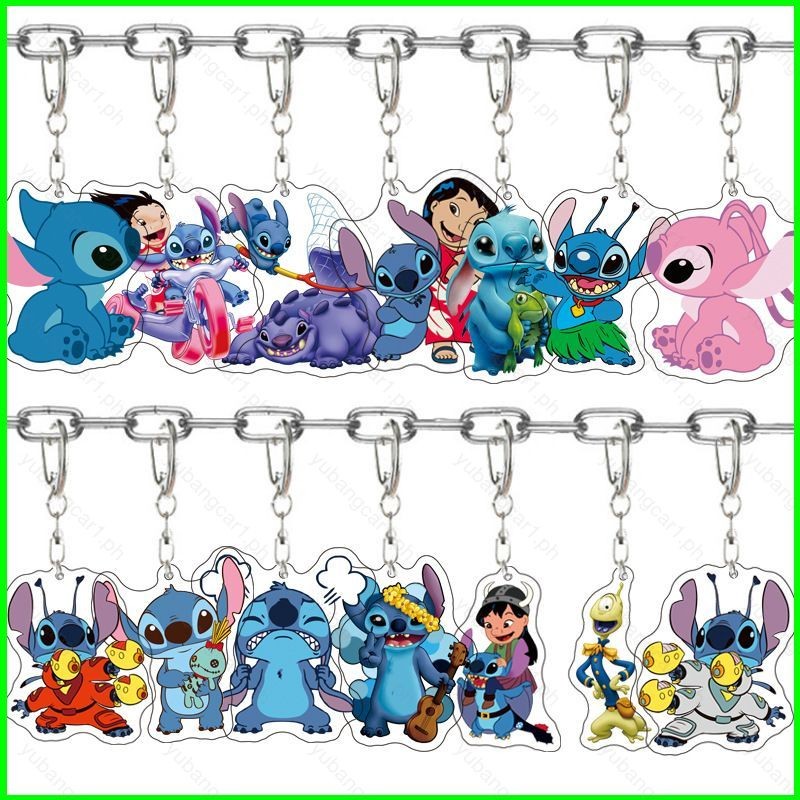 YB1 Lilo Stitch cartoon cute Little Monster Boojiboo anime acylic key ...