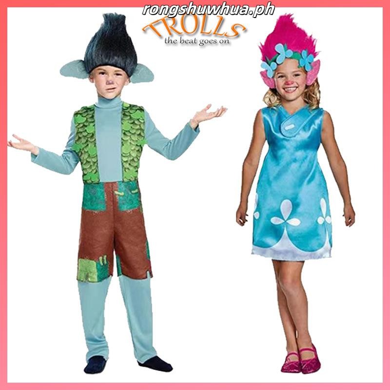 New Style Children cosplay Troll Costume Bobby Blank Stage Performance ...