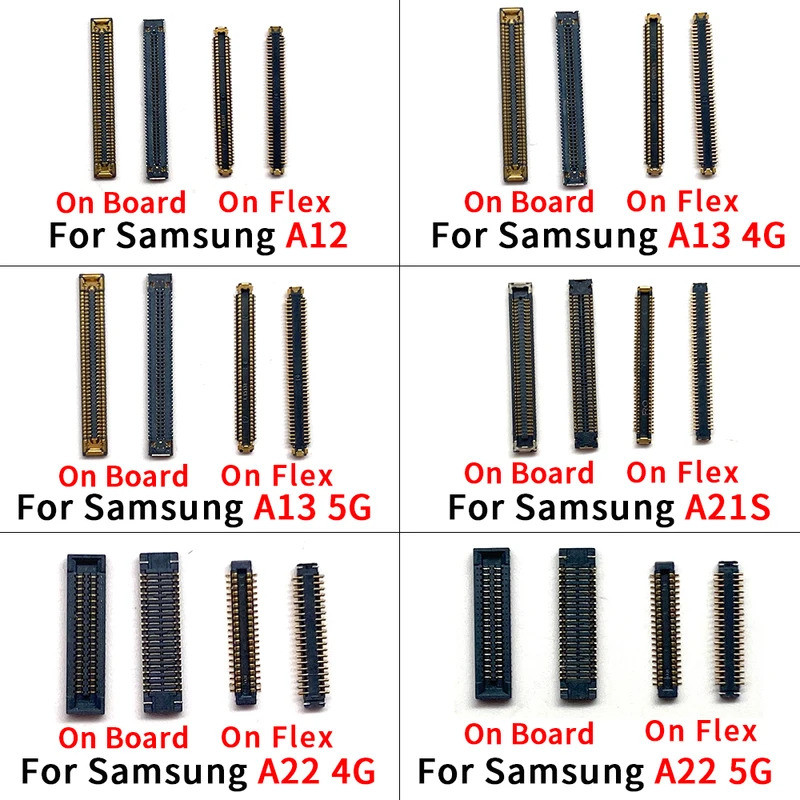 Lcd Display FPC Connector On Motherboard For Samsung A12 A13 4G 5G A21S ...