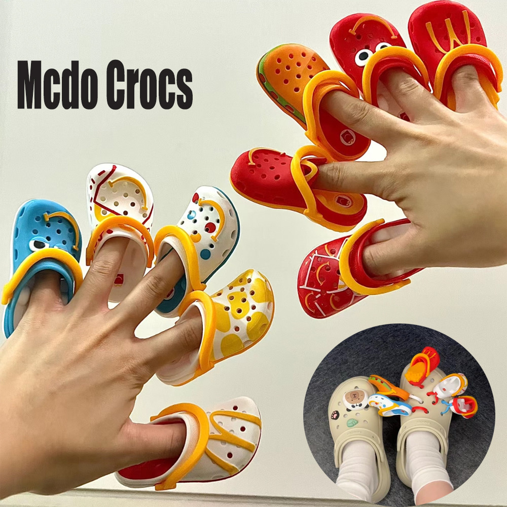 2024 McDonald's Crocs Mini pendant, Crocs slipper pendant Keychain, McDonald's Happy Meal ...