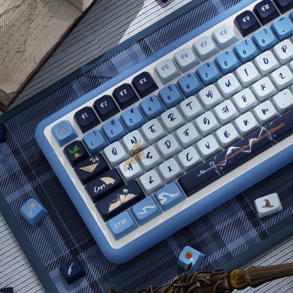 Ravenclaw Keycaps MDA Profile PBT 138/158 Keys Keycap Five-sided ...