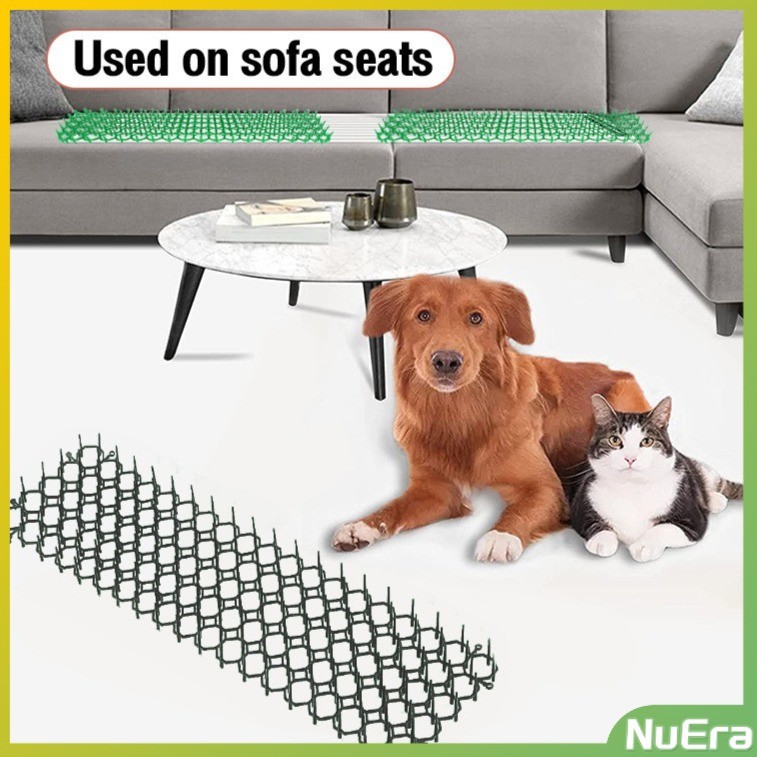 NuEra Cat Spikes Deterrent Mat Cat Repellent Mats Indoor Outdoor Anti ...