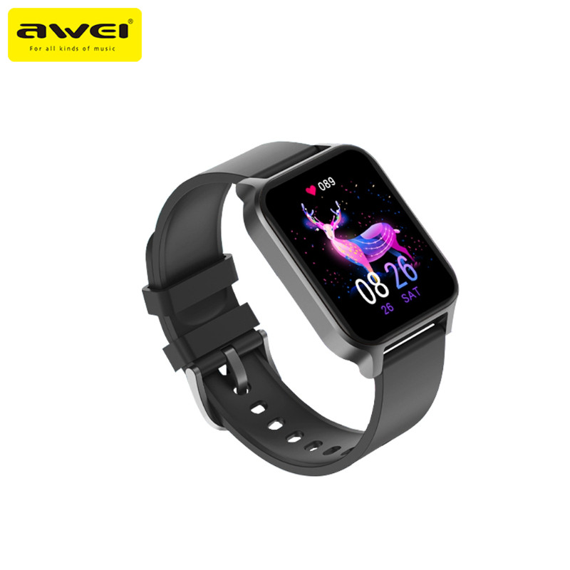 Awei H8 Sports Smartwatch HD Touch Screen Heartrate, Sleep Monitoring ...
