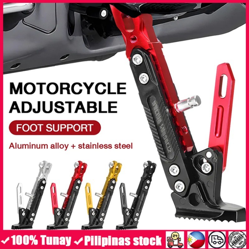 Universal Motorcycle Side Stand Adjustable Foot Side Support Stand CNC ...