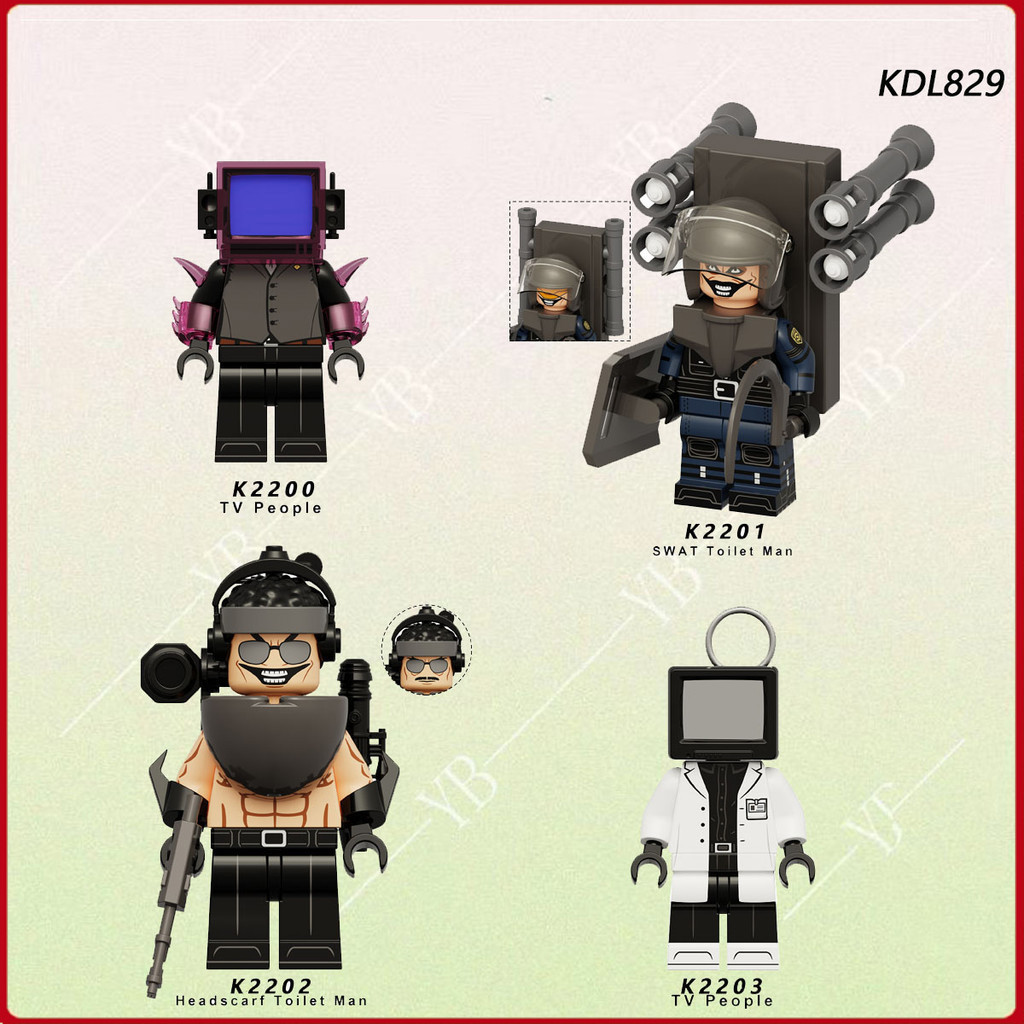 Anime Toy Model Skibidi Toilet Series Special Police Toilet Man ...