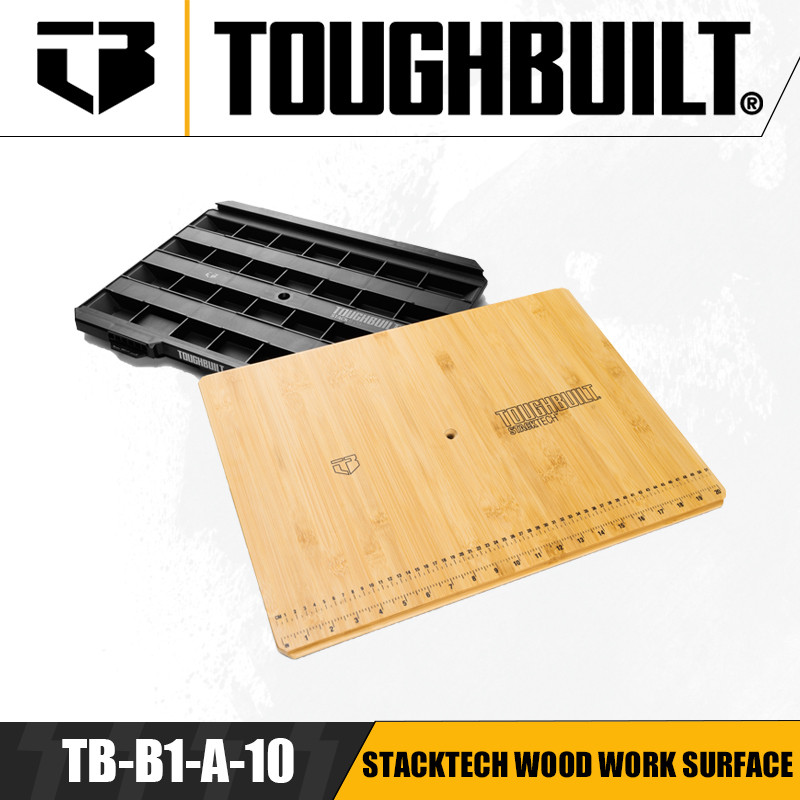 TOUGHBUILT TB-B1-A-10 STACKTECH Wood Work Surface Power Tool ...
