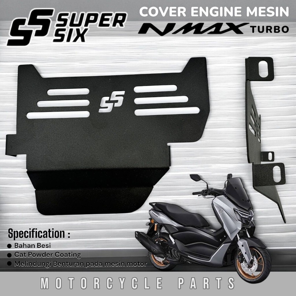 MESIN Super SIX ENGINE Cover NMAX TURBO ENGINE Protector | Shopee ...