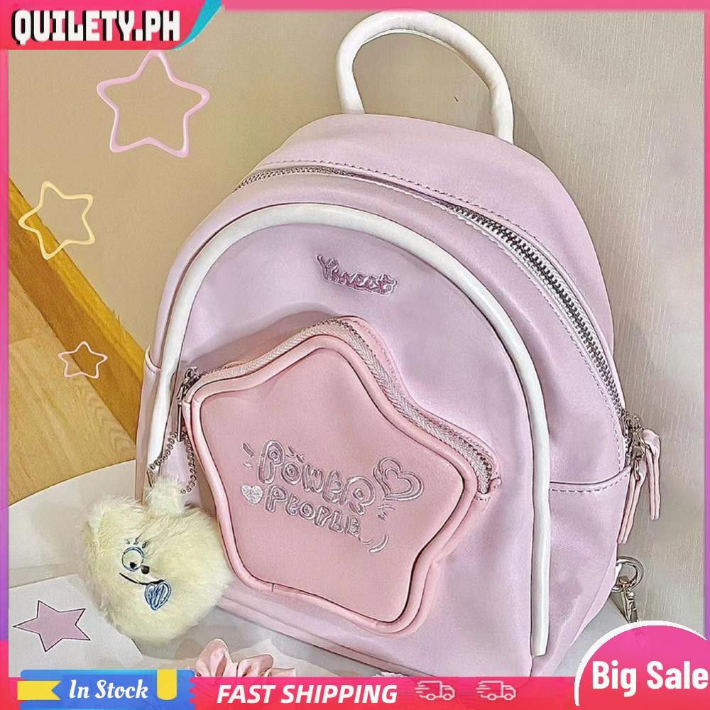 Cute Star Y2K Aesthetic Mini Backpack Designer School for Girls Bag ...