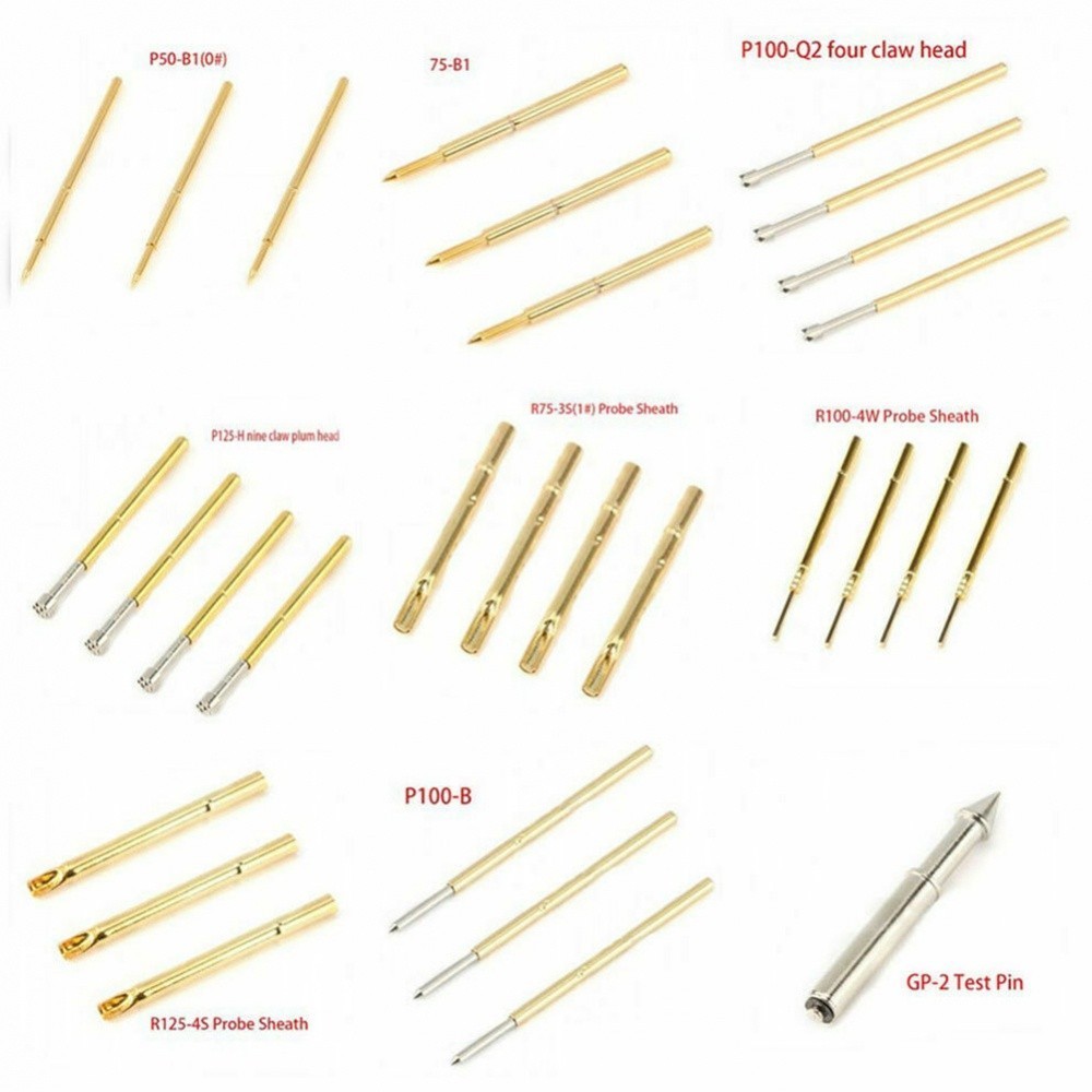 PCB Conductive Testing Made Easy 100x Spring Test Probe Pogo Pin ...