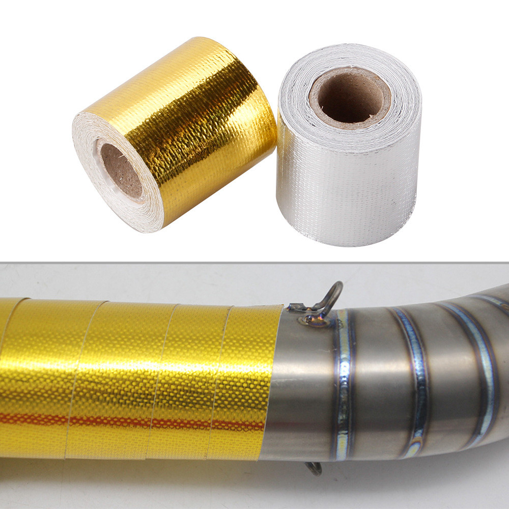 5cm*5m Car Motorcycle Exhaust Wrap Pipe Header Heat Insulation Roll ...