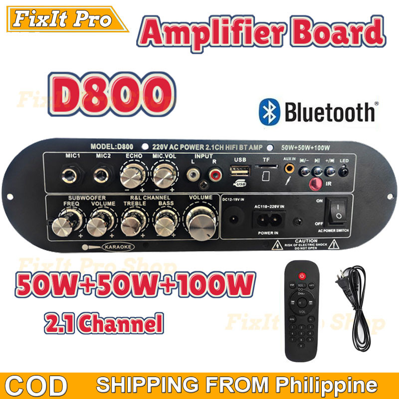 2.1 Channel Bluetooth Multi-function Digital Power Amplifier Board High ...