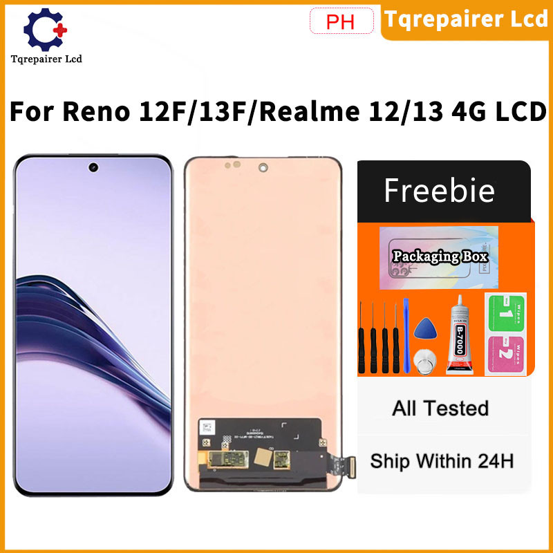 [Tqrepairer LCD ] For Reno 12F/13F/Realme 12/13 4G LCD Touch Screen ...