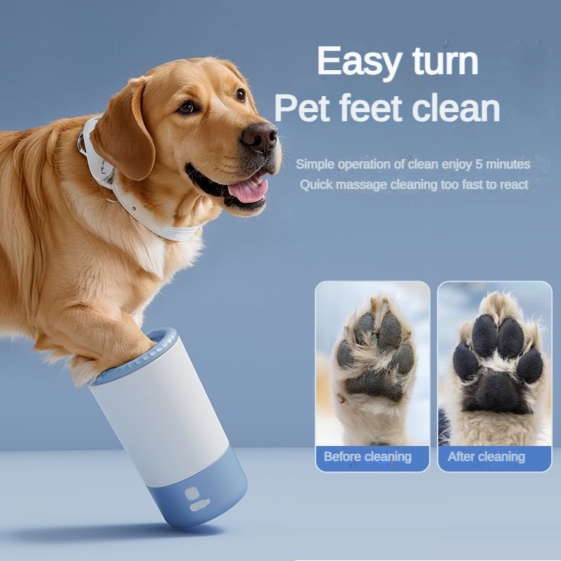 Pet Care Cat Dog Foot Wash Cat Dog Paw Cleaning Automatic Pet Foot Wash ...