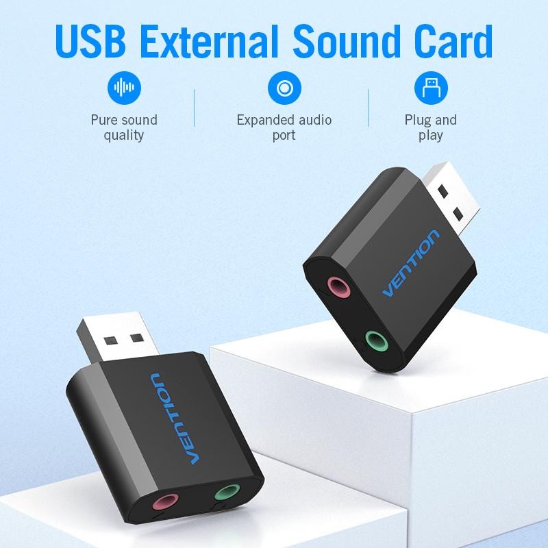 Vention USB External Sound Card Metal Type | Shopee Philippines