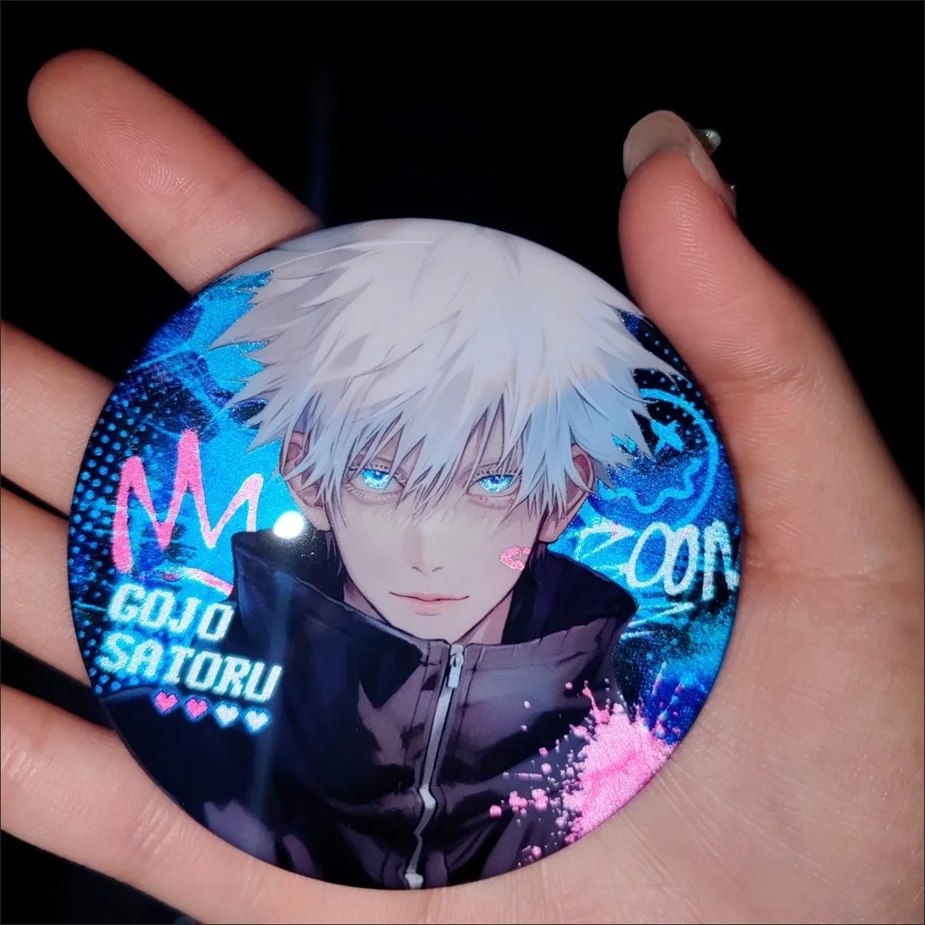 Jujutsu Kaisen Gojo Satoru Merchandise Double Flash Reflective Badge ...