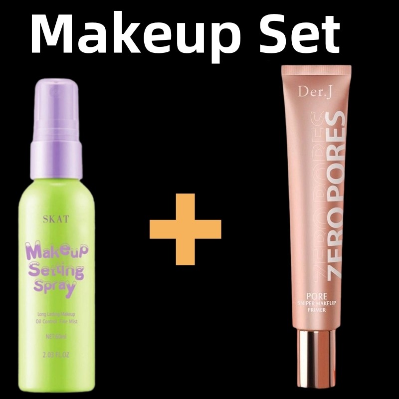 Makeup Setting Spray+Primer Combination Set Makeup Setting Spray ...
