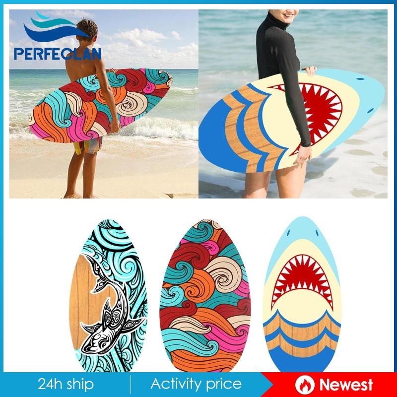 [Perfeclan] Skimboard Surf Board Shallow Water Skimboarding 37 Inches ...