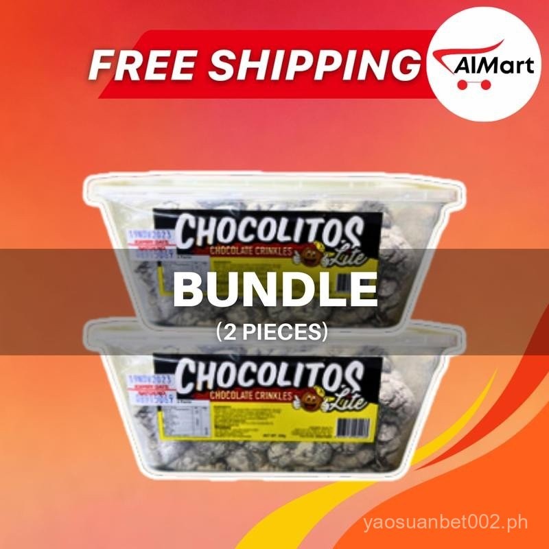 CHOCOLITOS CHOCOLATE CRINKLES BUNDLE (2 PCS) (330 GRAMS) (60 PIECES ...