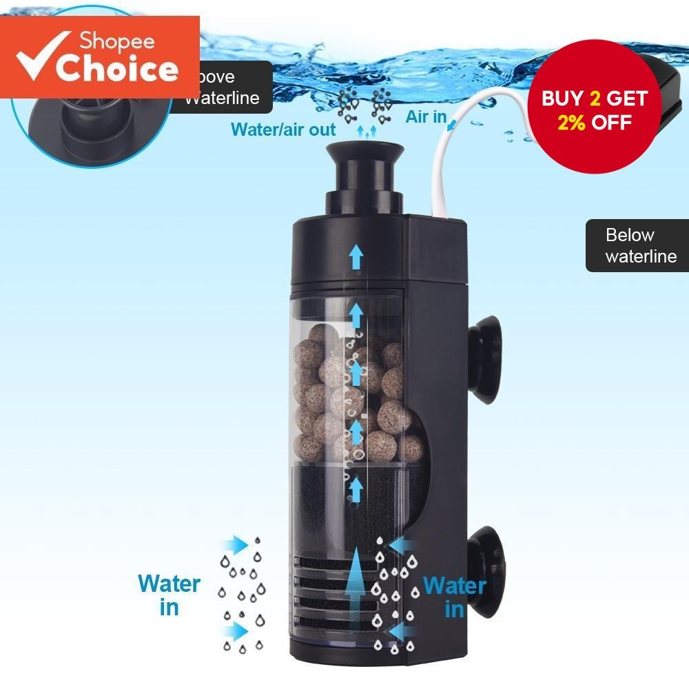 Water Fairy Filter Pneumatic Mini Water Purification Circulation Filter ...