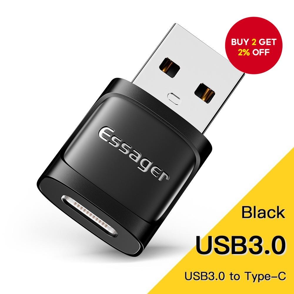 Essager OTG Adapter Type C To USB Micro USB To Type C Adapter OTG ...