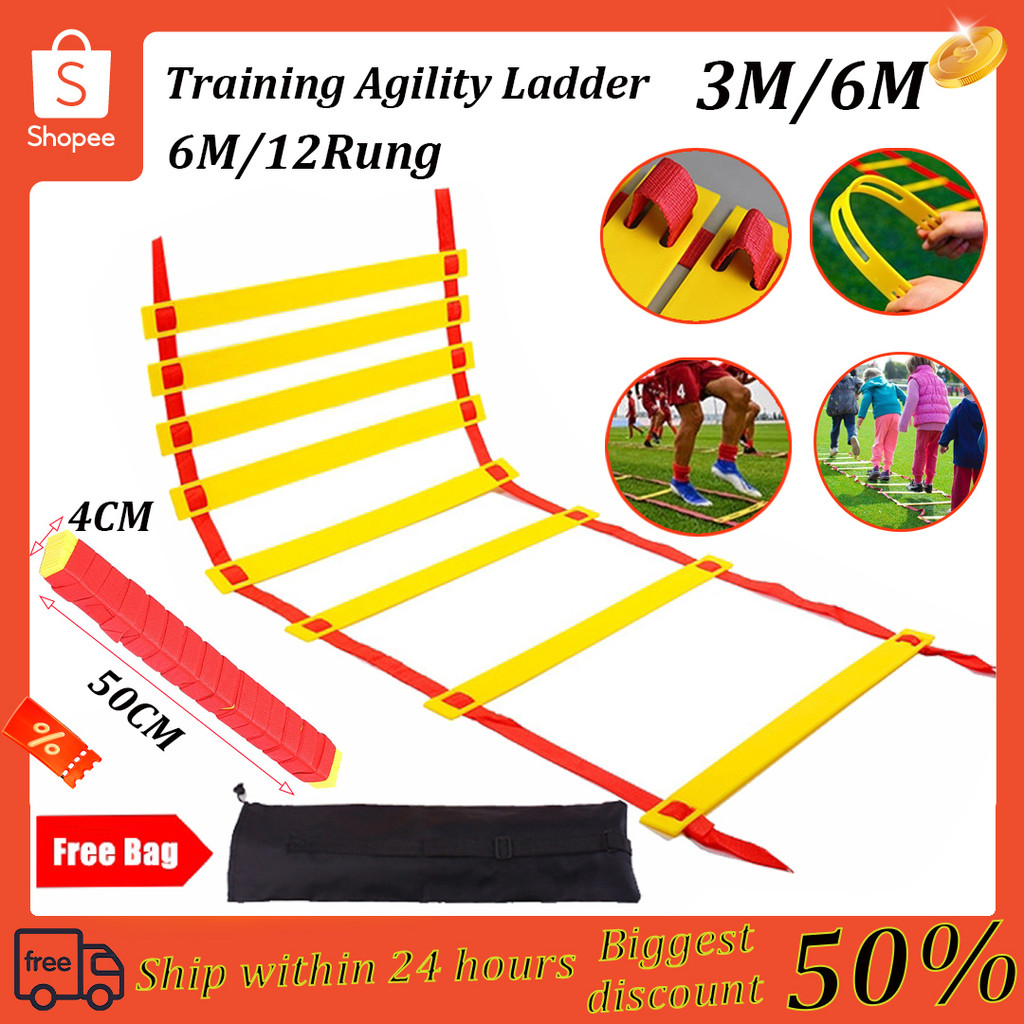 6m Agility Ladder Speed Ladder Football Fitness Training Ladder Agility ...