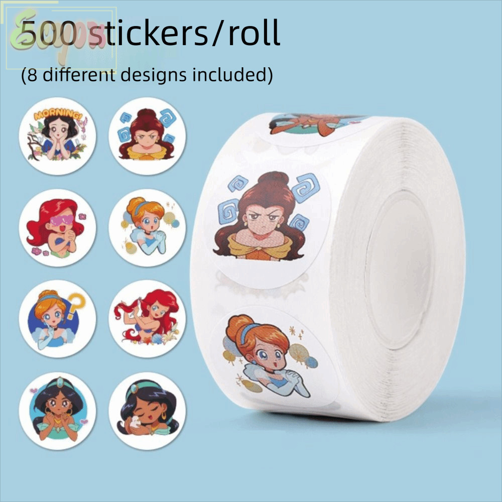 ECYOU Adhesive Tape, Light Weight Attractive Disney Princess Sticker ...