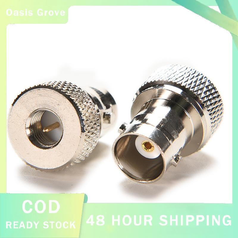 [Oasis Grove] BNC Female Jack To SMA Male Plug Coax Straight Connector ...