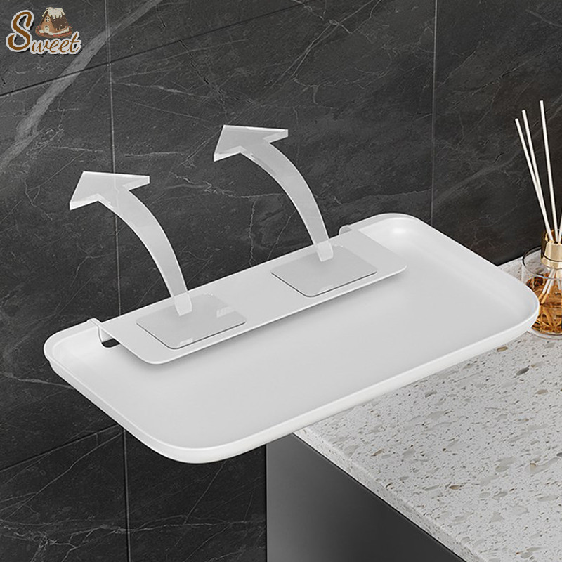 Sweethouse Wall Mounted Folding Shelf Saving Space Foldable Storage ...