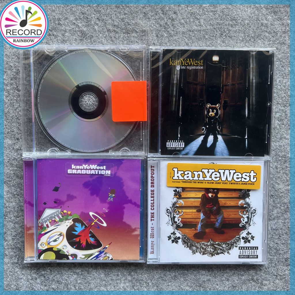 Kanye West Late Registration, Yeezus, Graduation, The College Dropout 4 ...